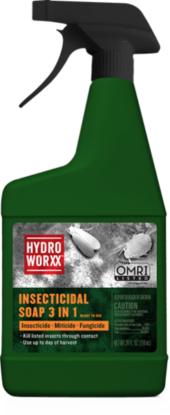 Hydroworxx Insecticidal Soap 3 In 1 Contact Killer For Insects Mites